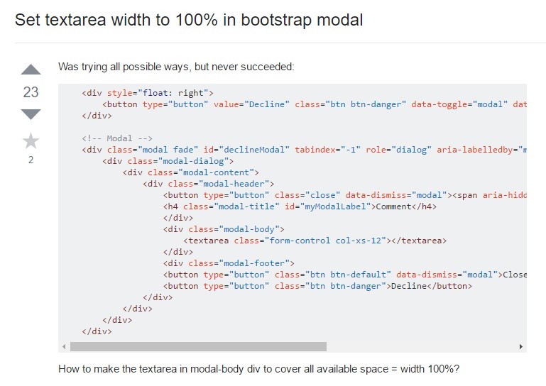 Bootstrap Textarea Group