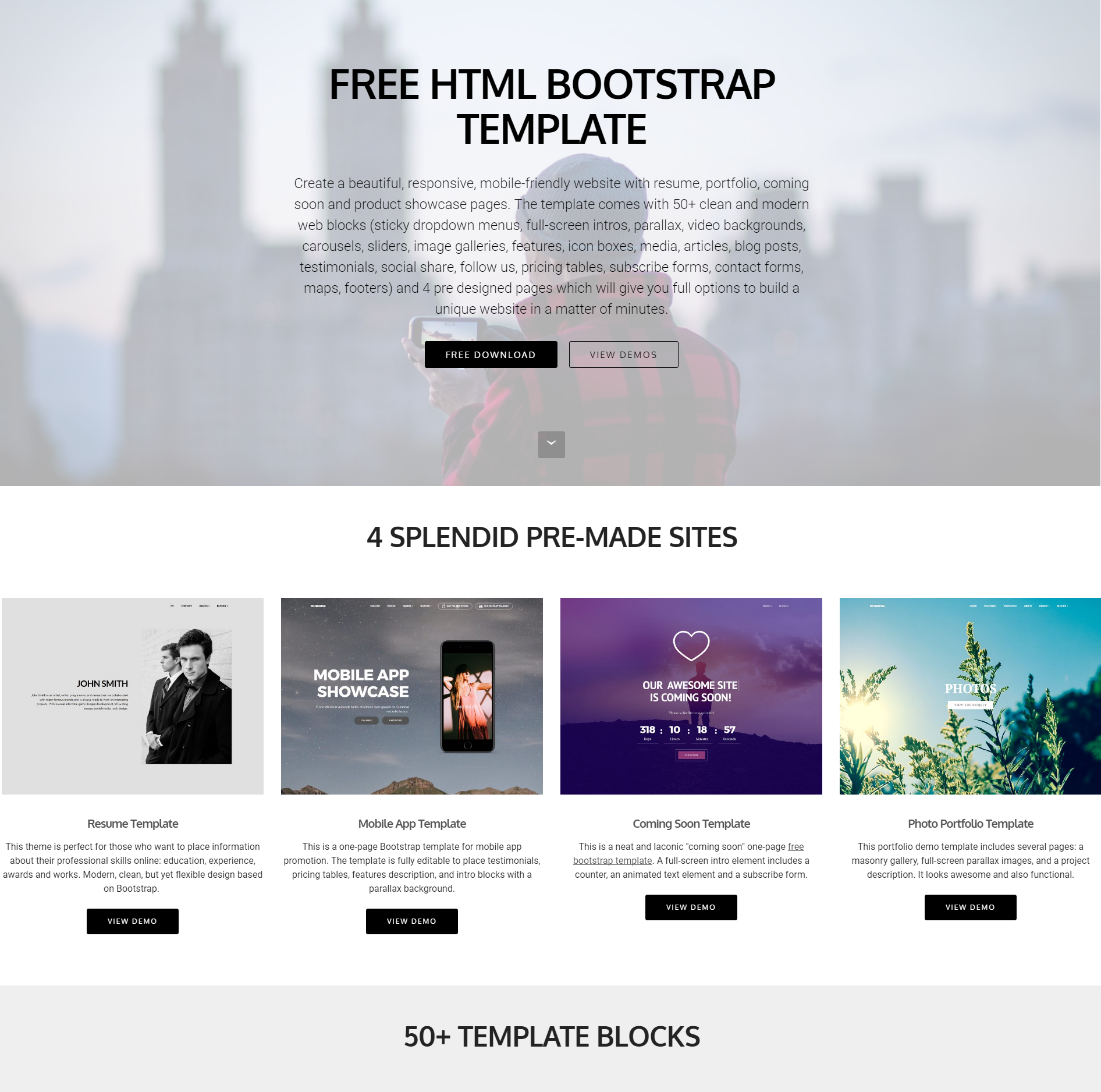 80 Free Bootstrap Templates You Can t Miss In 2022